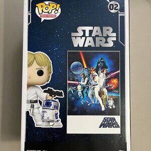 Funko | Toys | Funko Pop Movie Posters Star Wars 2 Luke Skywalker With ...